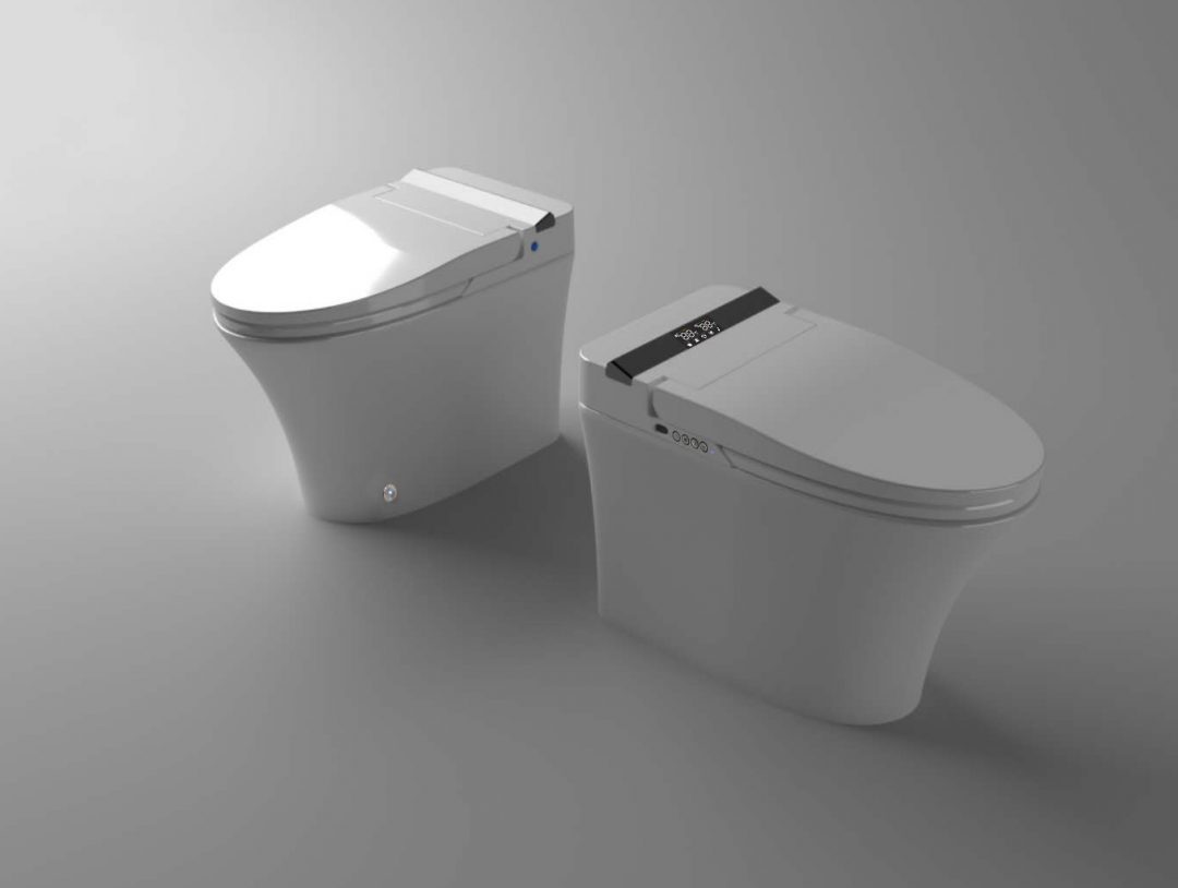 STA768 Smart Toilet with Accessory Pack plus, Plumbing connections ...