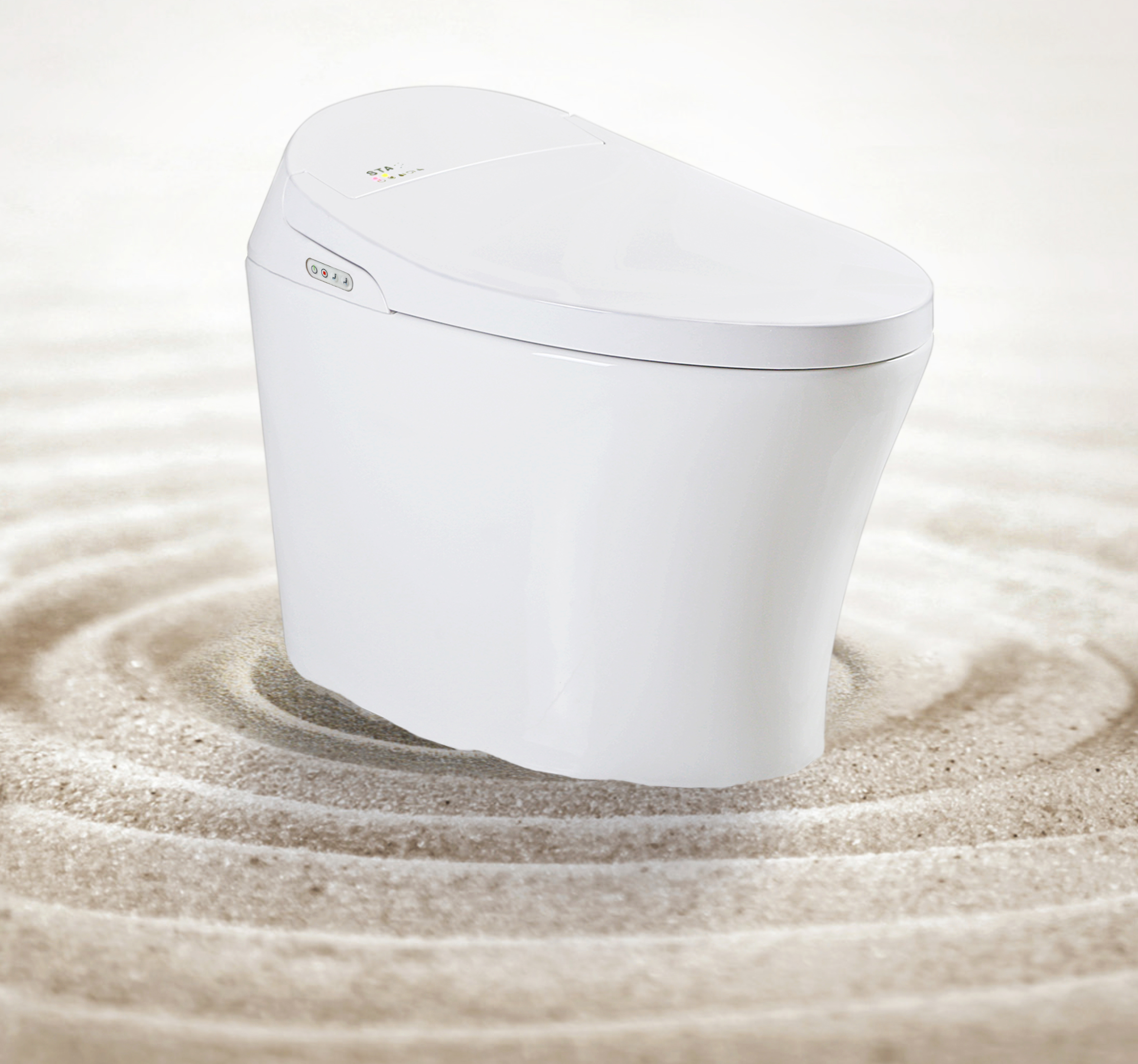 STA766 Smart Toilet with Accessory Pack plus, Plumbing connections ...